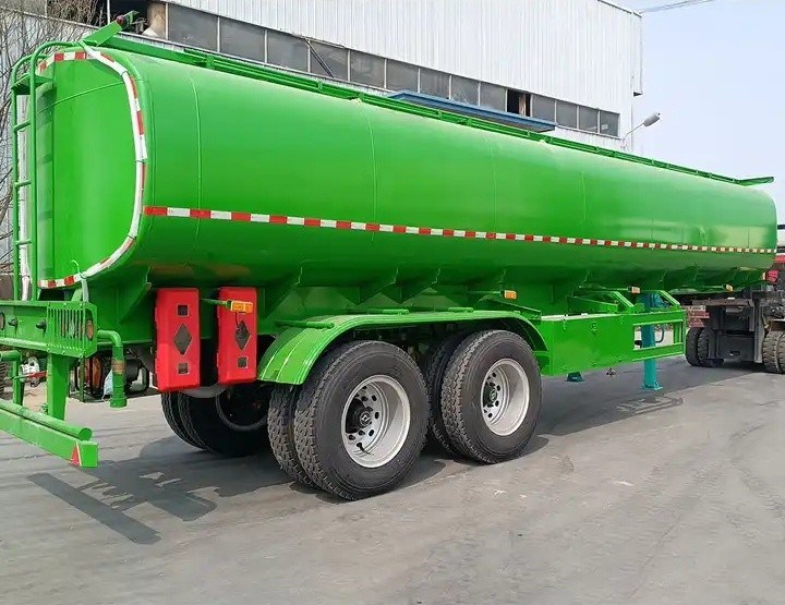2axle Car Fuel Tanker Trailer Tractor 40000 Liters Oil Fuel Tank Semi ...